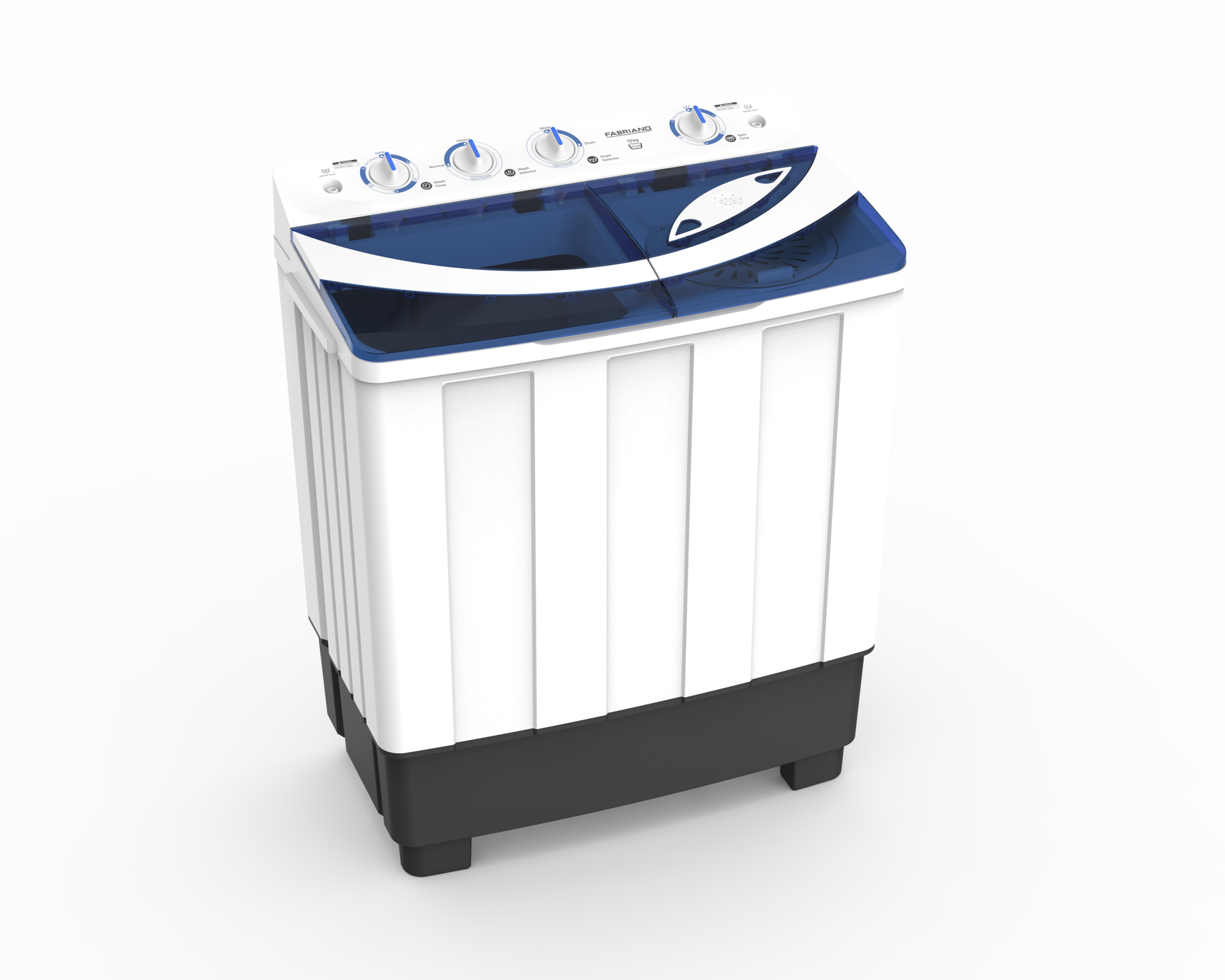 The Fabriano FTTR10WB is a 10kg twin tub washing machine-FTTR10WB ...